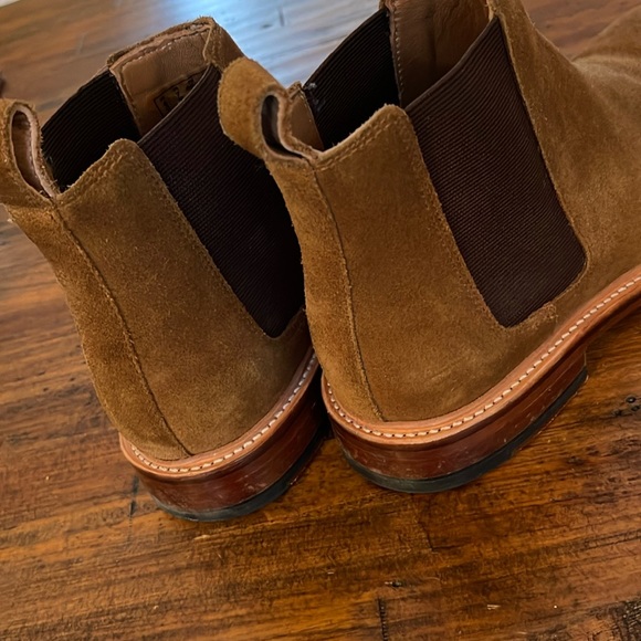 Bostonian | Shoes | Bostonian Tan Suede Boots 7 | Poshmark
